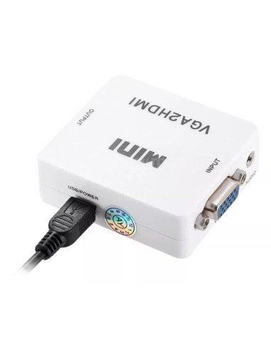 Adaptador VGA a HDMI con alimentacion externa (ADP-48003)